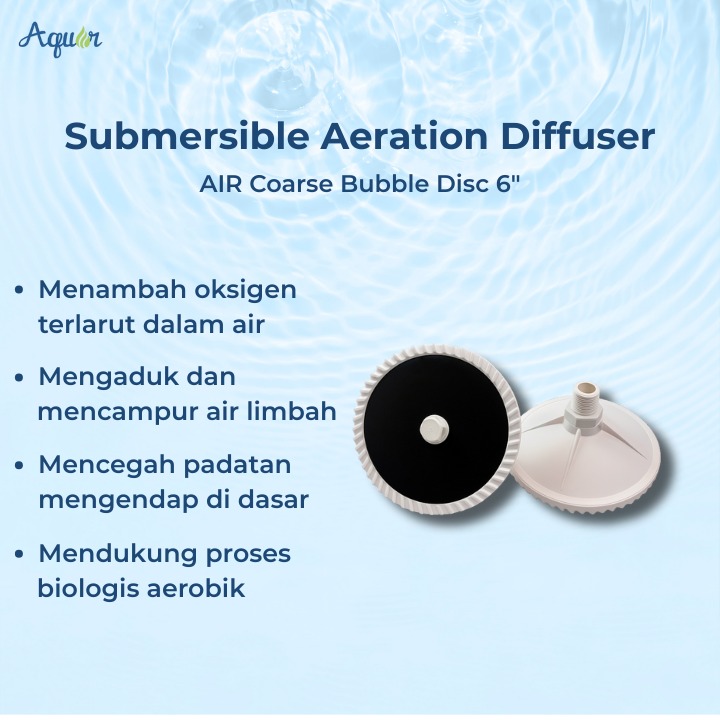 Submersible Aeration Diffuser - Sistem Oksigenasi Efisien
